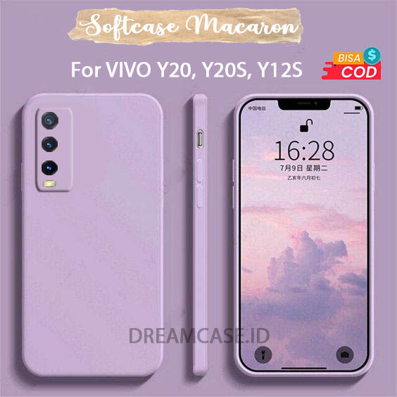 [SM] SOFTCASE MACARON POLOS CAMERA PROTECT FOR VIVO Y20 Y20S Y12S ...