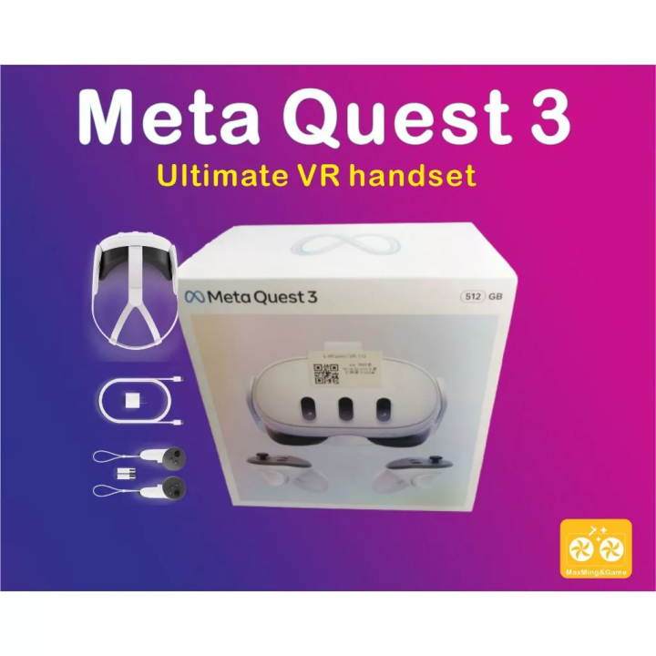 Meta Quest 3 128G 512G 3S 128G 256G แว่น VR Glass set with camera and ...