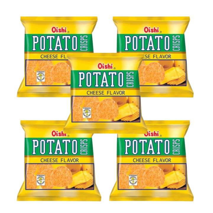 Potato Crisps Cheese Flavor 50G - Pack of 5 | Lazada PH