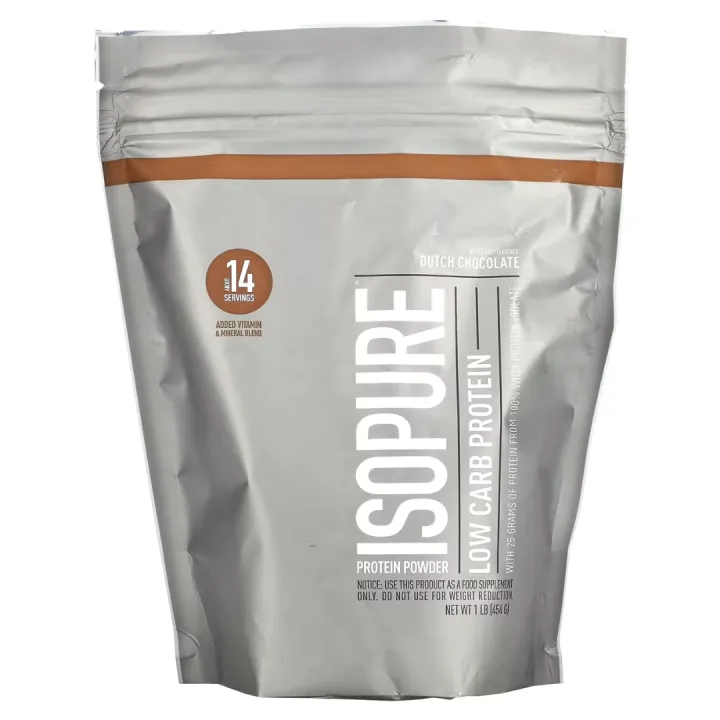 [PRE-ORDER] Isopure, Low Carb Protein Powder, Dutch Chocolate, Zero ...