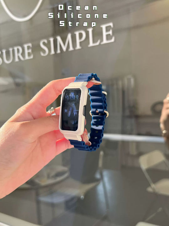 Silicone Strap for Huawei Band 10 Strap / Huawei Band 9 Strap / Huawei ...