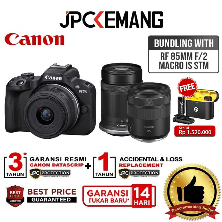 Canon EOS R50 kit 18-45mm + 55-210mm Mirrorless Camera EOS R 50 Free ...