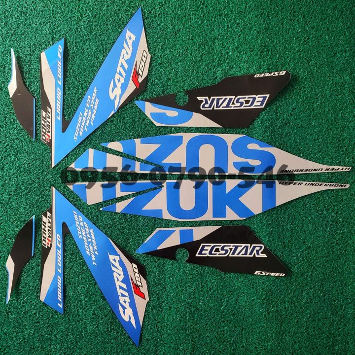 SUZUKI RAIDER 150 Fi 2023 (SATRIA VERSION) Stock Decal/Sticker | Lazada PH