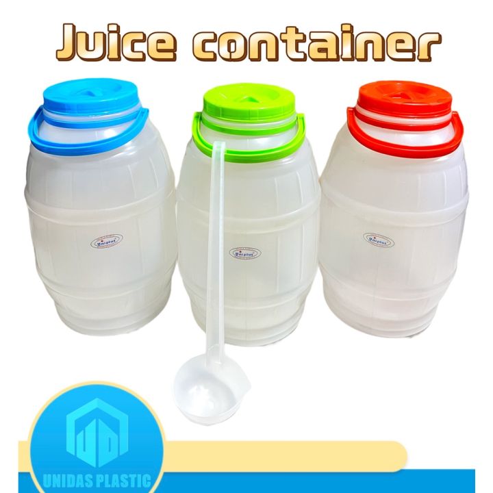 UNIDAS 10Liters = 2.5Gallons JUICE CONTAINER / BUKO JUICE CONTAINER ...