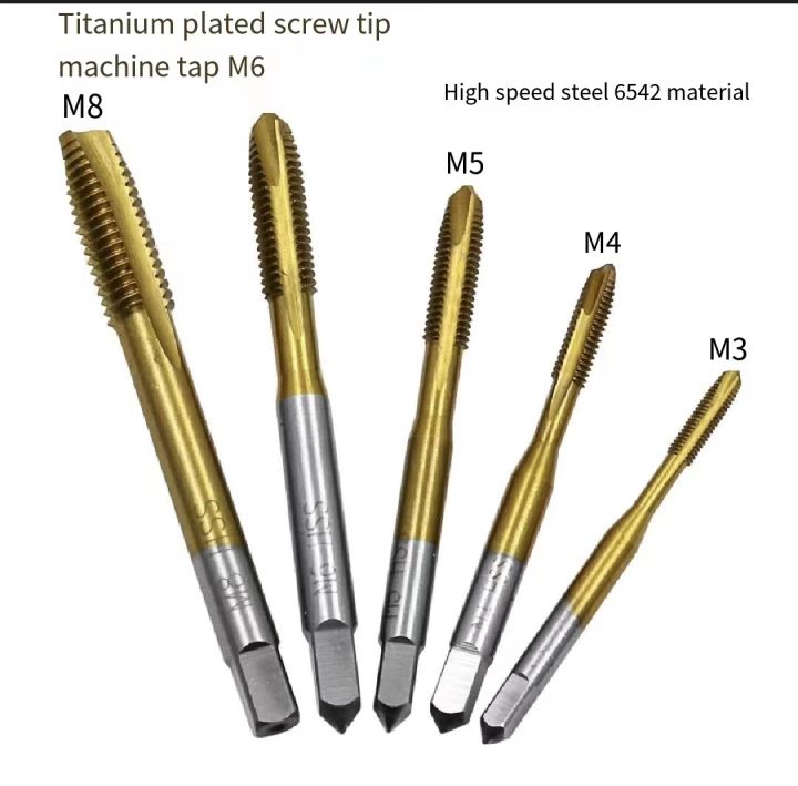 JINRUI Straight groove tap M3-M8 high speed steel tapping internal ...