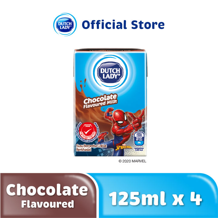 Dutch Lady Milky Marvel Chocolate (125ml x 4) | Lazada