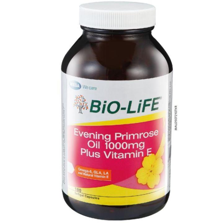 BioLife Evening Primrose Oil 1000mg Plus Vitamin E | Lazada
