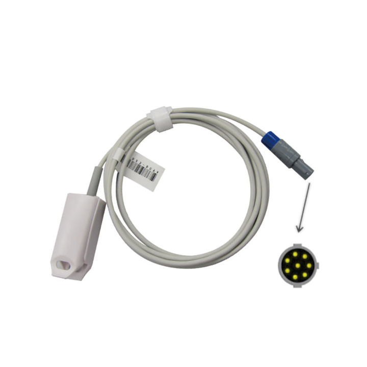Compatible with ZONDAN NELLCOR 8 Pin Type of Monitor Spo2 Probe Sensor ...