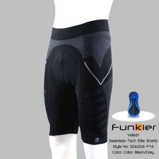 กางเกงขาสั้น FUNKIER Seamless F14 tech elite เป้าท๊อปสุด รุ่นใหม่ ...