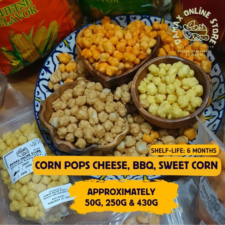 250g to 430g Crunchy Corn Pops Kutkutin Snacks: Sweet Corn, Barbecue ...