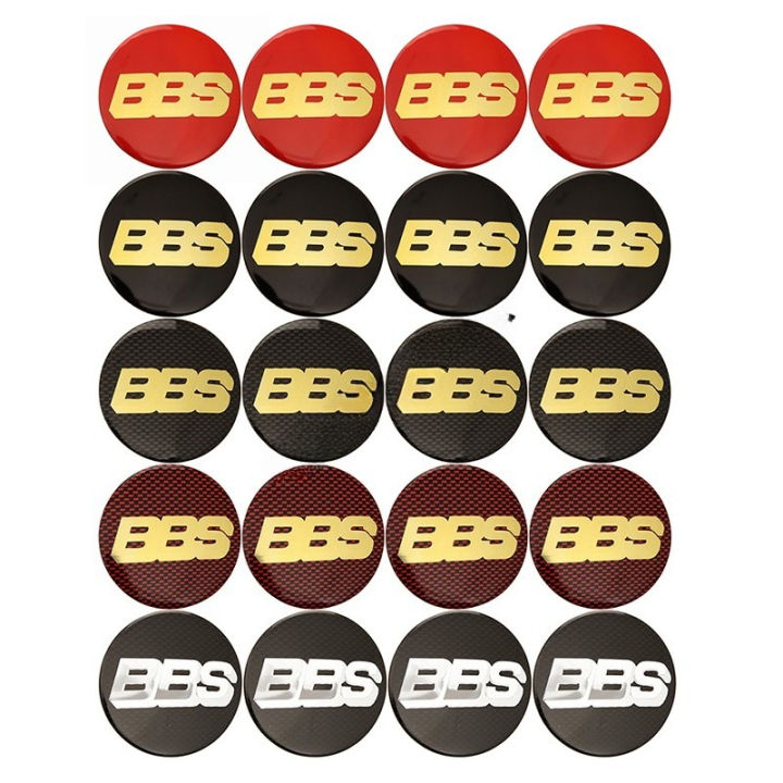 LAIFU 4PCS 56mm BBS Logo Car Wheel Center Hub Cap Sticker Auto Tire ...