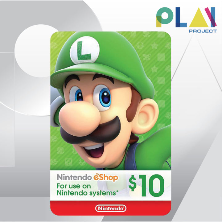 Nintendo eShop Gift Card 10US [บัตรเติมเงินนินเทนโด้] | Lazada.co.th