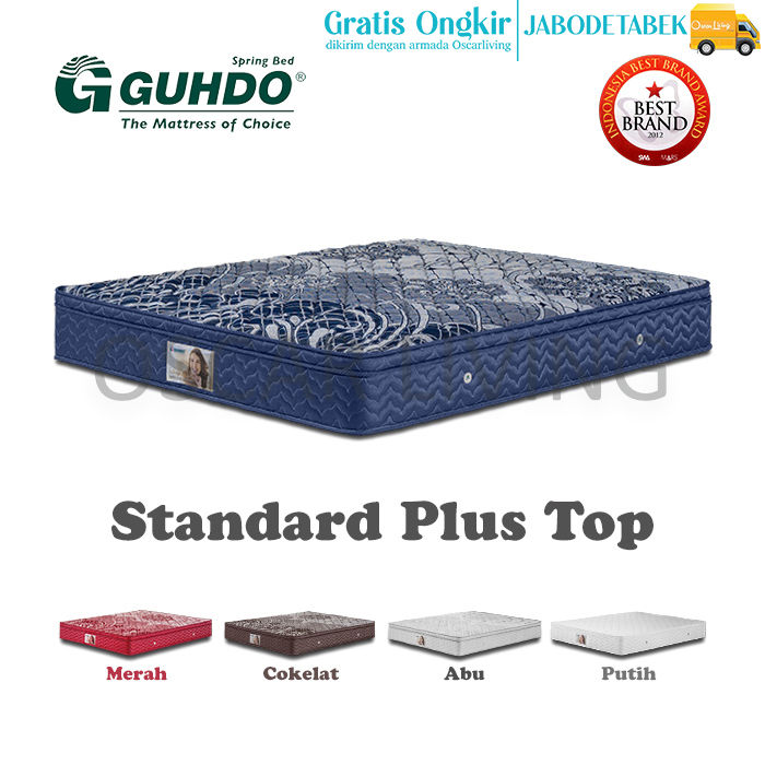Guhdo Standard Plushtop Kasur Springbed Tebal 26 Cm Uk 200 x 200 Cm ...