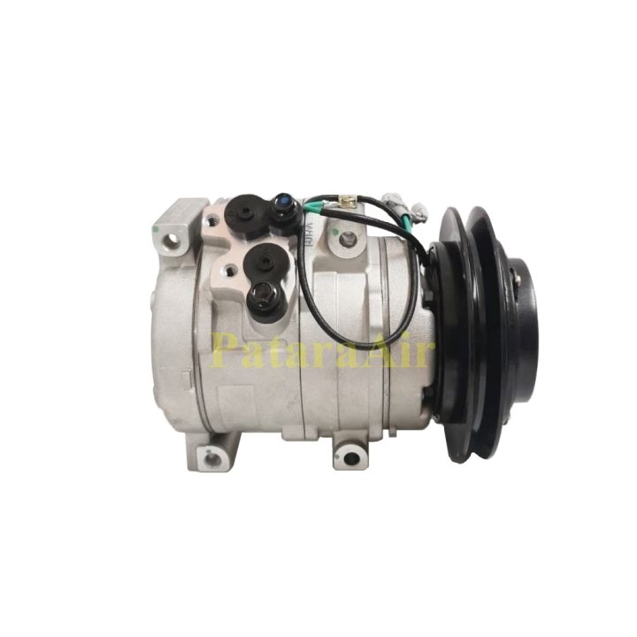 คอมแอร์ Isuzu Rocky 10S15C,Deca แปะซ้าย ร่อง A 24v. คอมเพรสเซอร์ แอร์ ...