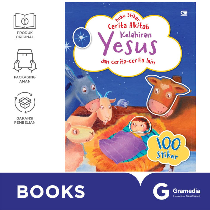 Buku Anak - Buku Stiker Cerita Alkitab: Kelahiran Yesus dan cerita-cerita lain | Lazada Indonesia