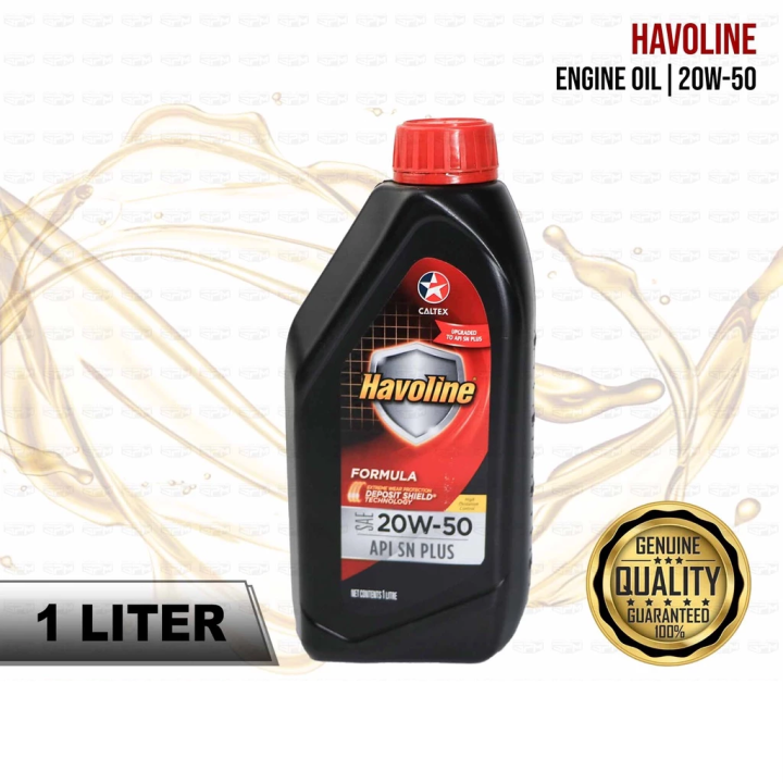 CALTEX HAVOLINE FORMULA - 20W-50 - ENGINE OIL - 1L | Lazada PH