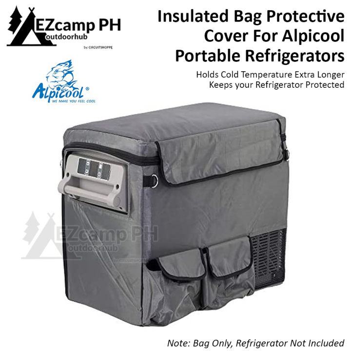 ALPICOOL Car Portable Refrigerator Insulated Protective Cover Bag for ...