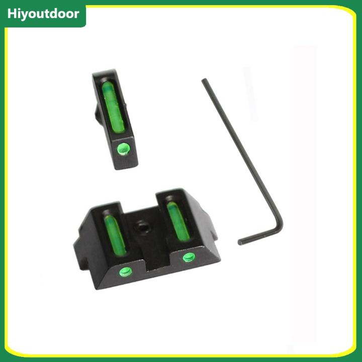 【Factory Lowest Price】Fiber Optic Front Rear Sight Combat Collimator ...