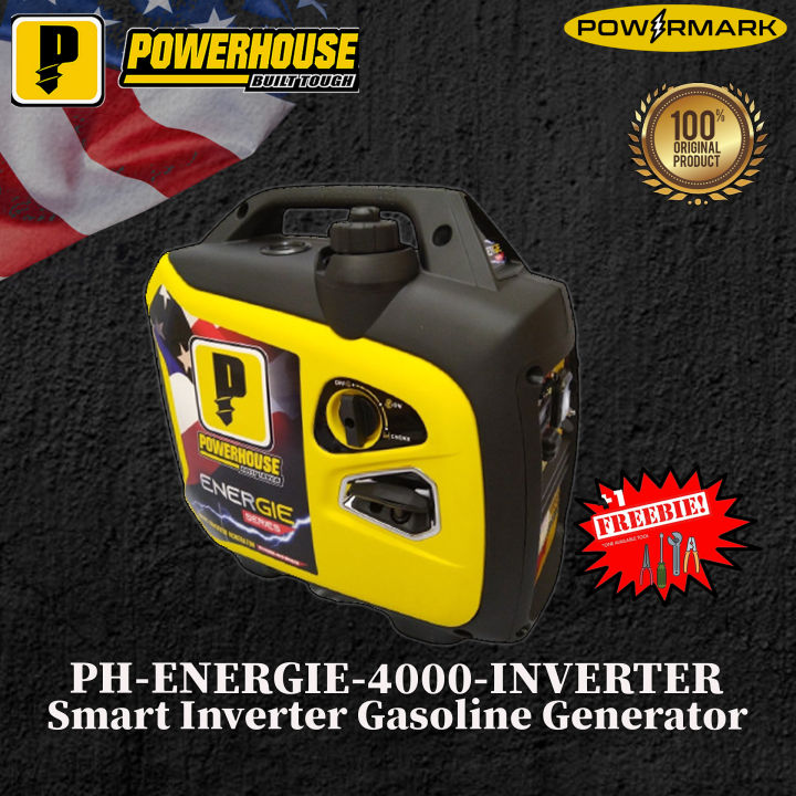 POWERHOUSE PH-ENERGIE-4000-INVERTER Smart Inverter Gasoline Generator ...
