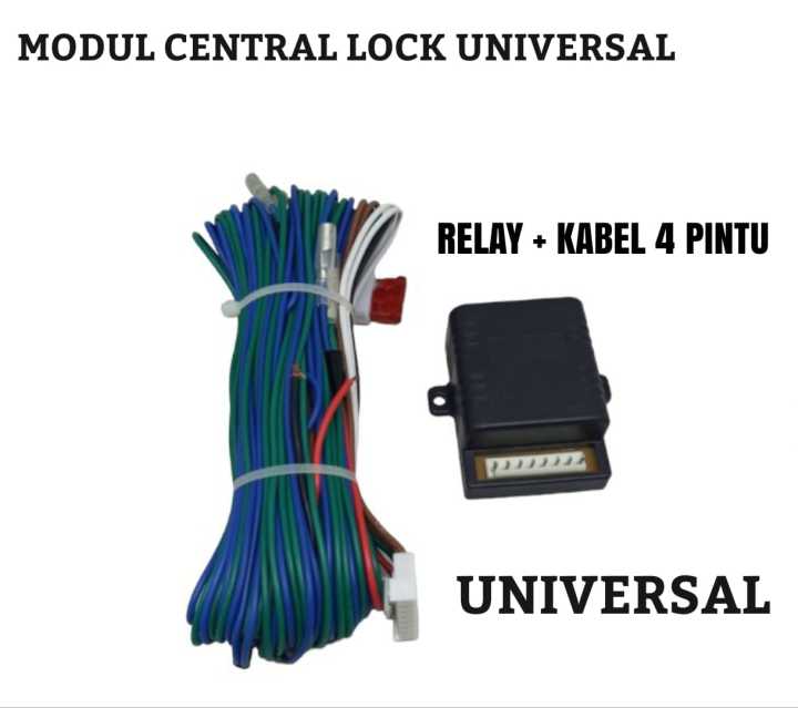 Modul Central Lock Saklar Relay Central Lock Sentral Lock Universal 12V | Lazada Indonesia
