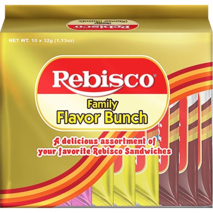 Rebisco Sandwich Flavor Bunch 32g 10 Pieces | Lazada PH