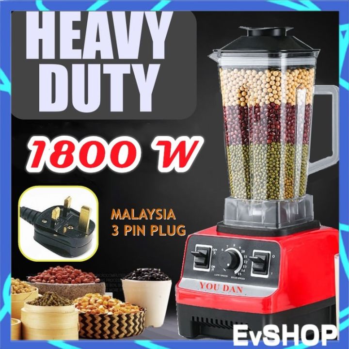 YOUDAN Heavy Duty 2L Blender 1800W Pengisar Wall Extraaction ...