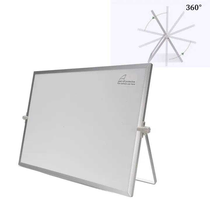 Desktop Memo Whiteboard Desktop White Board Portable Double Sided ...