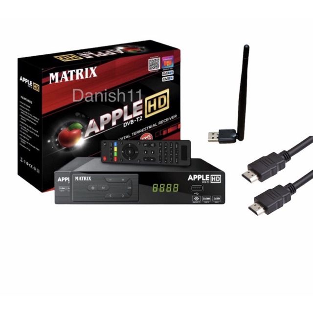set top box Tv digital T2 Matrix dvb T2 matrix apple HD terbaru antene ...