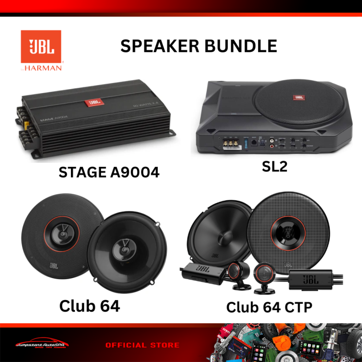 JBL Car Sound Set up (CLUB 64, CLUB 64CTP, SL2, STAGE A9004) | Lazada PH