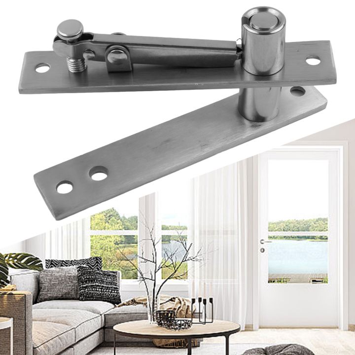 Durable Pivot Hinge Kit Door Hinges 360 Degree DIY For Wood Heavy Duty ...