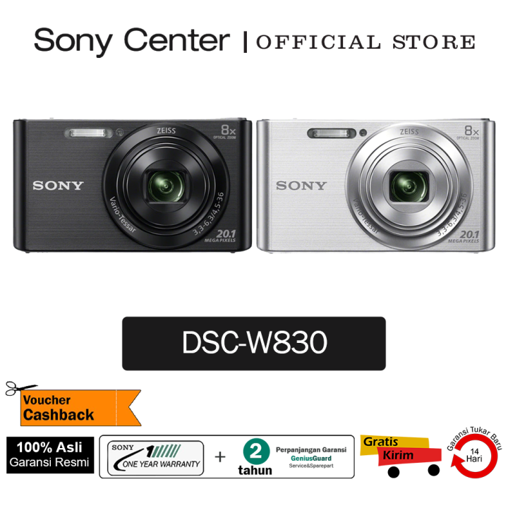 SONY DSC-W830 / Compact Camera W830 dengan 8x Zoom Optik / Cybershoot ...