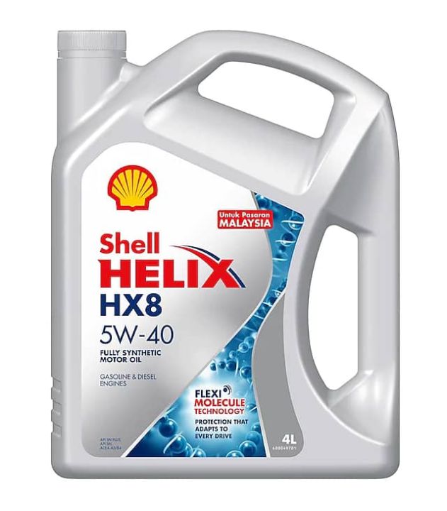 Shell Helix HX8 5W-30 5W40 Fully Synthetic Engine Oil (4L) Pasaran ...