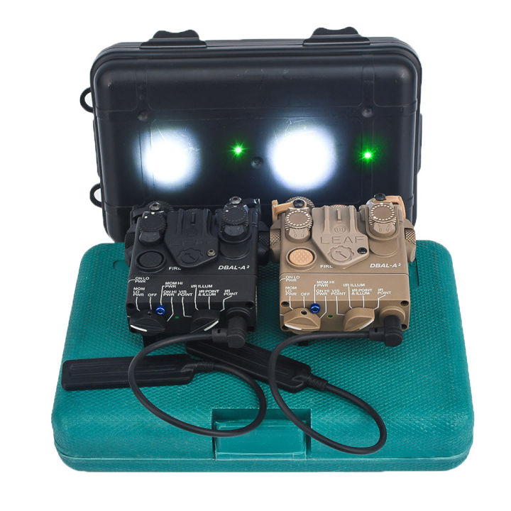 DBAL-A2/PEQ15 Red Green Dot Dual Beam Laser Scoutlight Tactical DBAL ...