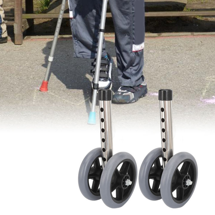 Walker Wheel Leg Strong Load Bearing Walker Wheel for Replacement ...