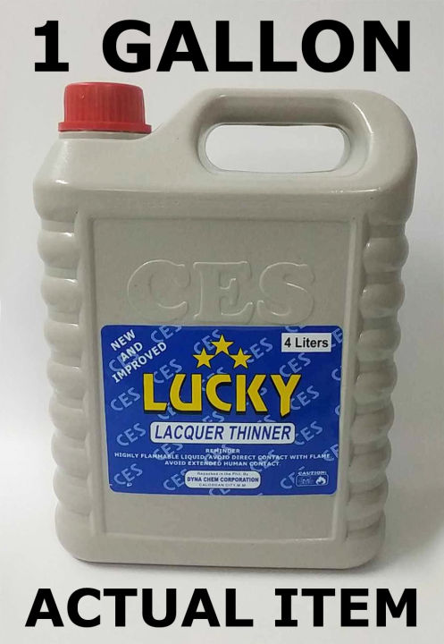 LUCKY LACQUER THINNER ( 1 GALLON ...