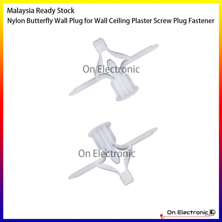 Heavy Duty Nylon Butterfly Wall Plug for Hollow Partition Wall Ceiling ...