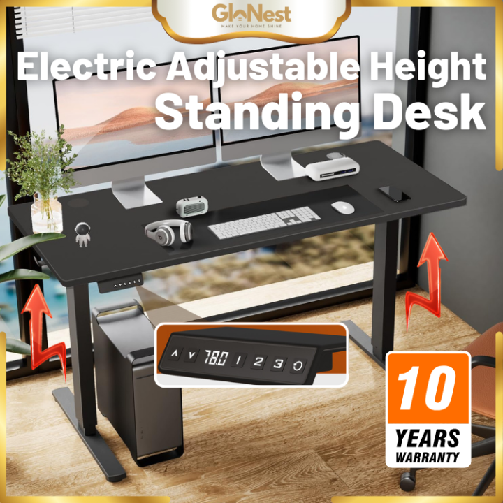★Electric Adjustable Height Standing Desk Ergonomic Height Adjustable ...