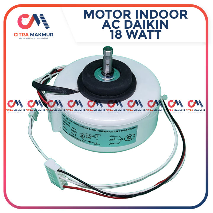 Motor Fan Blower Indoor AC Daikin 18 Watt 2 kabel soket Kipas dinamo ...