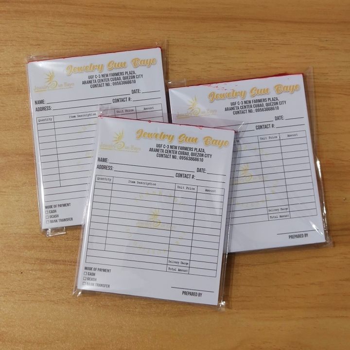 Sales Invoice / Delivery Receipt (100 sheets per pad) | Lazada PH