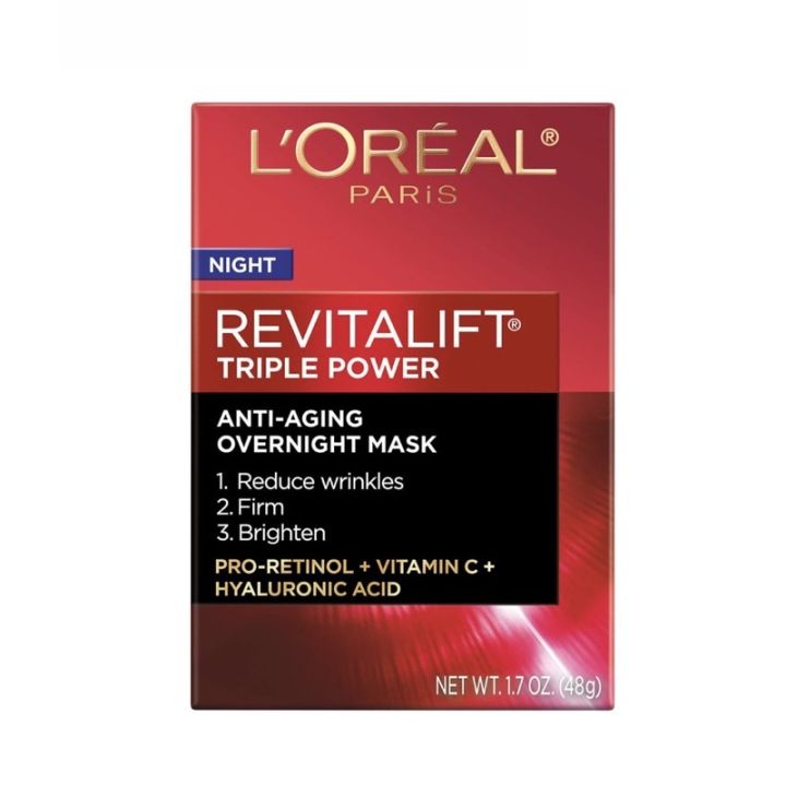Kem Dưỡng ẩm Chống Lão Hóa Ban đêm Loreal Revitalift Triple Power Anti