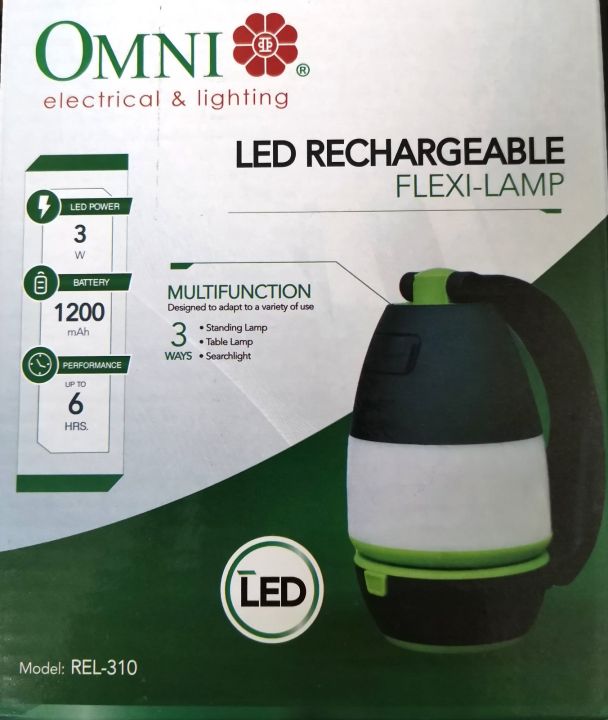 OMNI LED Rechargeable FLEXI-LAMP | Lazada PH