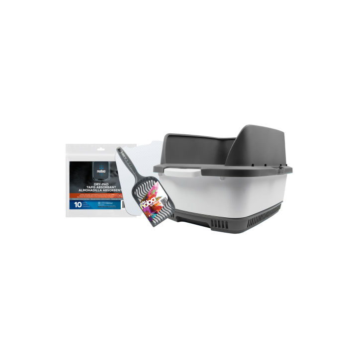 Cateco Odour Eliminating Cat Litter Box - Complete Kit with Scoop ...