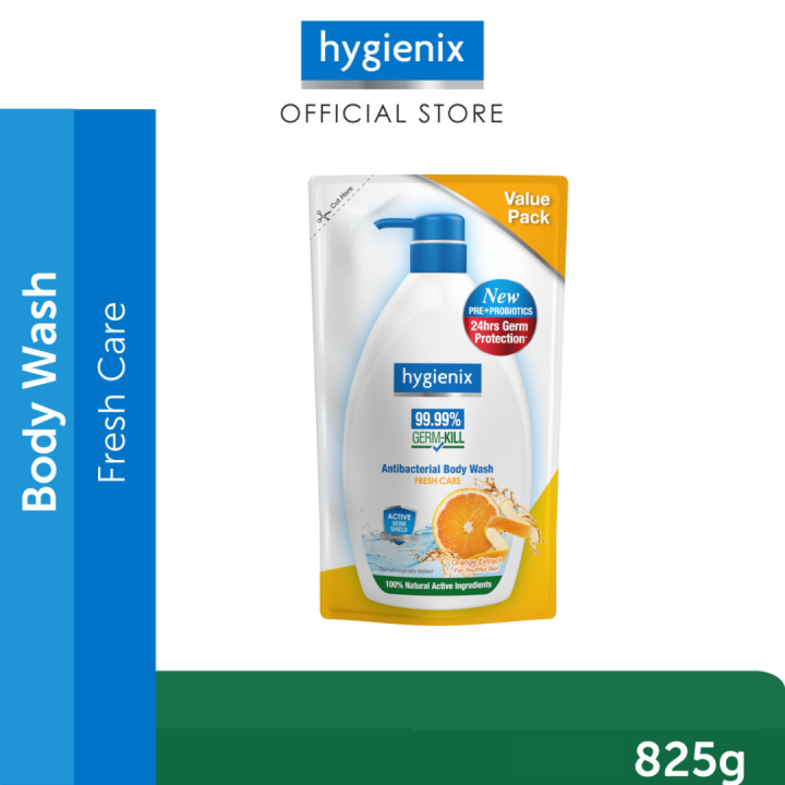 Hygienix Antibacterial Body Wash Fresh Care Pre & Probiotics 825g ...