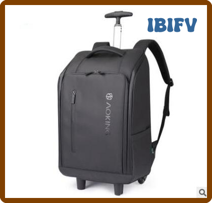 IBIFV Brand Aoking Men Business Trolley backpack Rolling Backpack ...