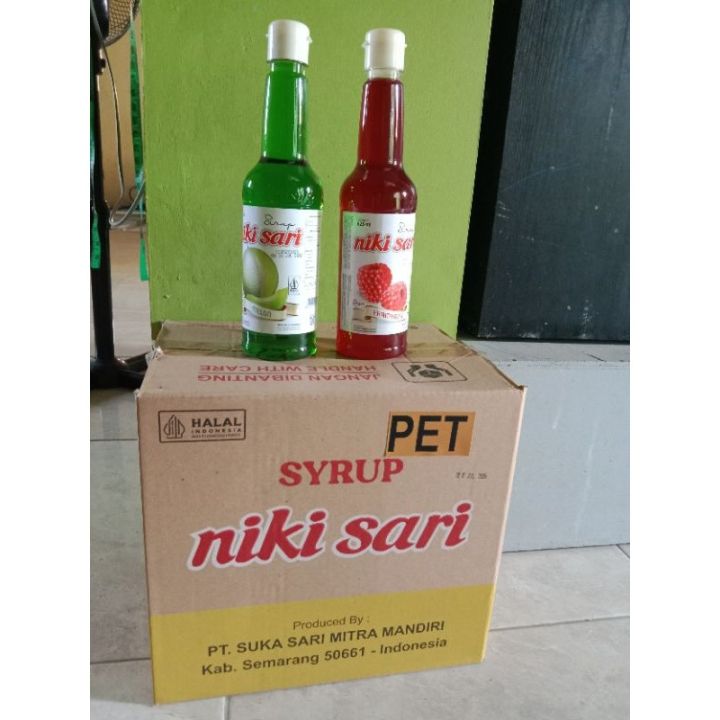 sirup niki sari 625ml hijau & merah | Lazada Indonesia