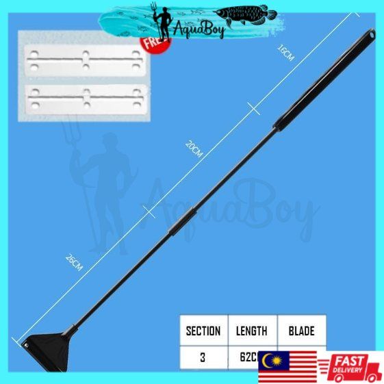 Aquarium Algae Scraper Fish Tank Cleaner Maintenance Glass Cleaner ...