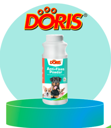 Bedak Doris anti fleas/kutu kemasan 100gr - bedak untuk anjing | Lazada ...