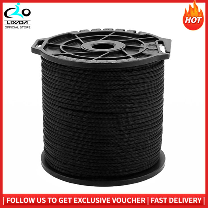 LIXADA Outdoor Multi-function Spool 9-core Paracord Rope 4mm Thick ...