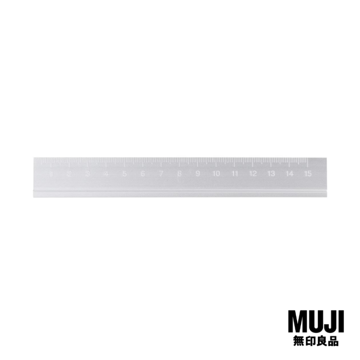 มูจิ ไม้บรรทัดอะลูมิเนียม - MUJI Aluminium Ruler 15 cm | Lazada.co.th