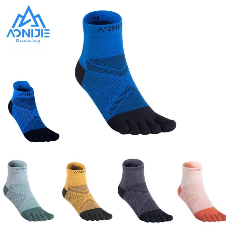 2022 New One Pair AONIJIE E4824 E4825 Coolmax Sports Athletic Toe Socks ...